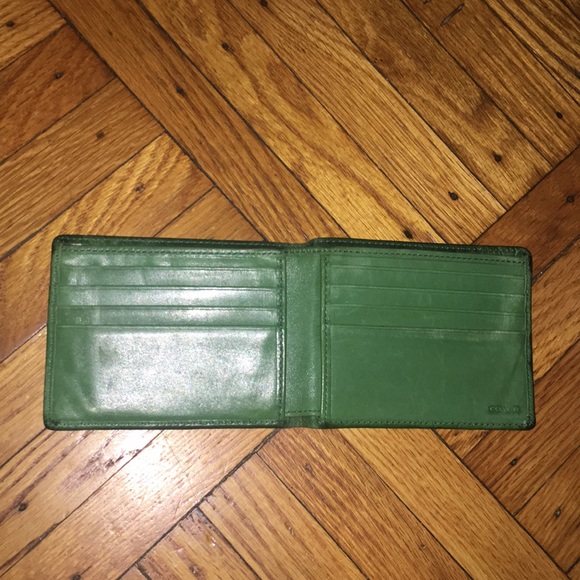 Other | Coach Wallet Green | Poshmark